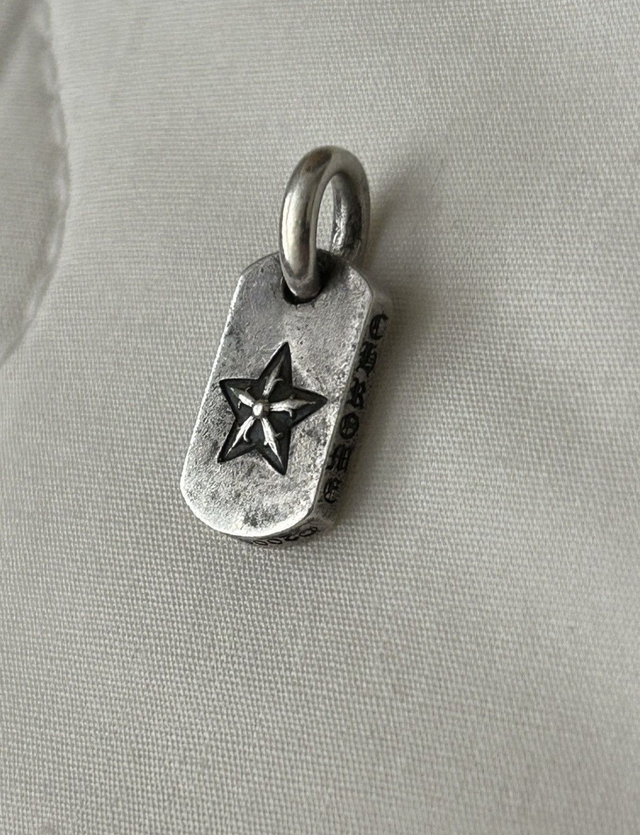 Chrome Hearts Chrome hearts Mini Dog tag pendant | Grailed