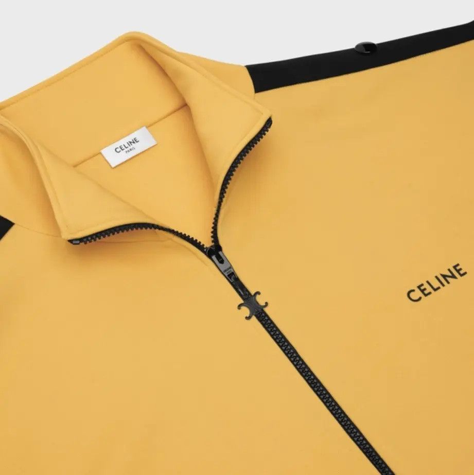 Celine o1w1db10524 Tracksuit Jacket In Double in Yellow/Black | Grailed