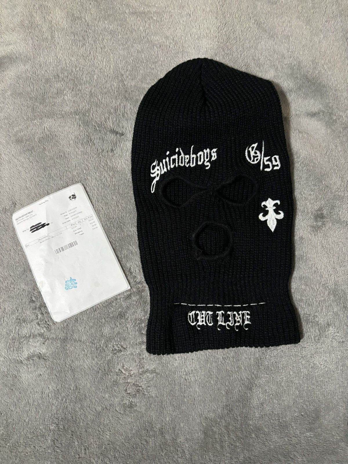 G59 Records G59 Cut Line Ski Mask | Grailed