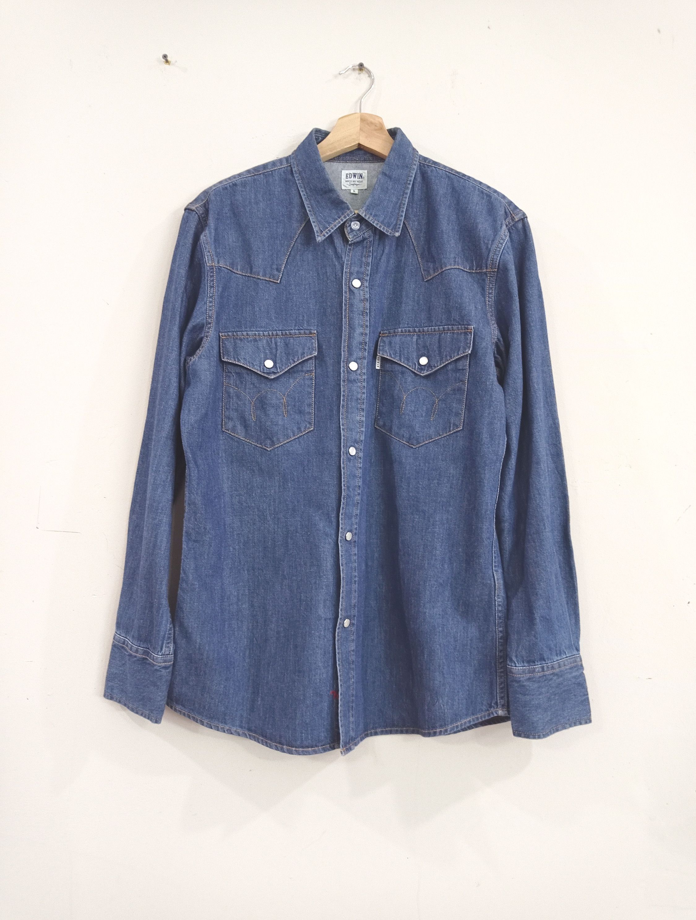 Edwin EDWIN DENIM WESTERN SHIRT SANFORIZED | Grailed