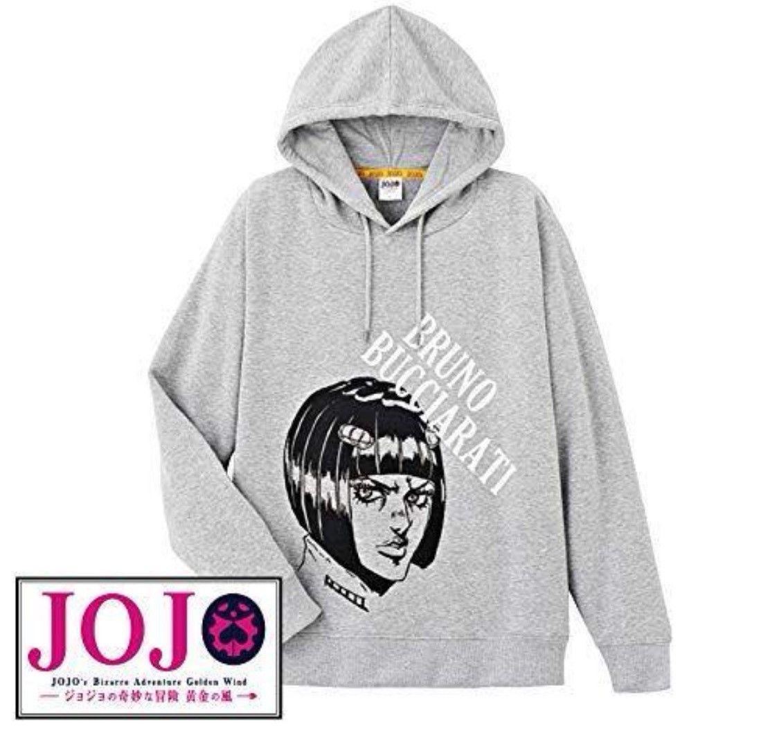 Japanese Brand JoJo's Bizarre Adventure Hoodie Bucharati Brushed Back ...