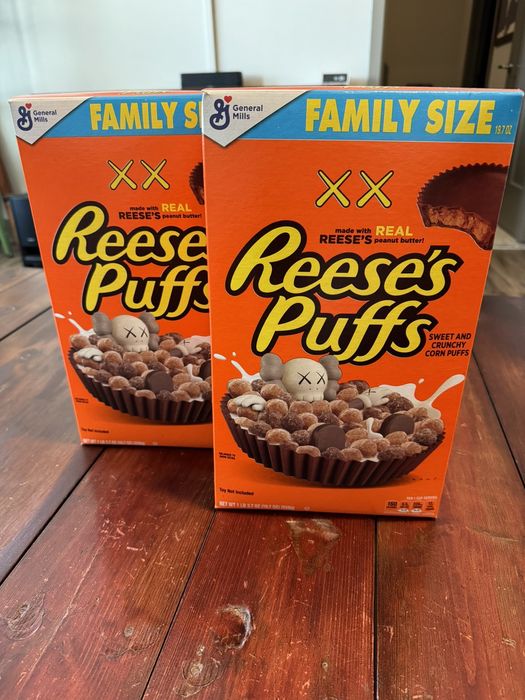 Kaws Kaws X Reece’s Puffs Family Size cereal bundle | Grailed