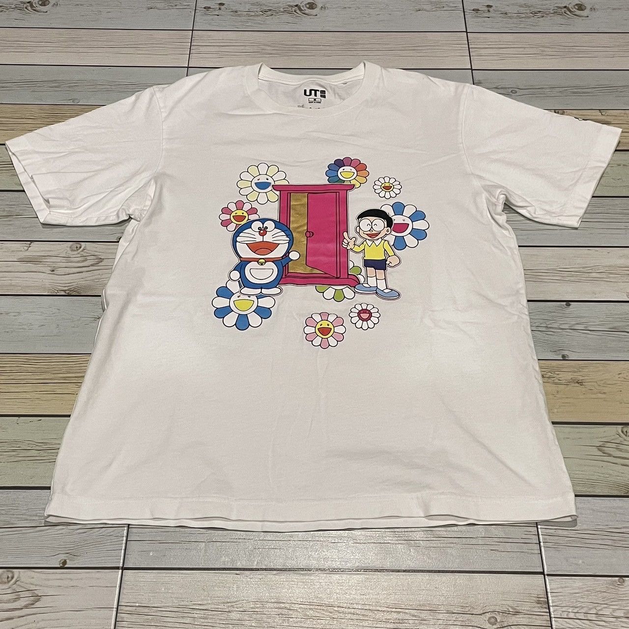 Uniqlo Doraemon X Takashi Murakami Cartoon Anima Tee Grailed
