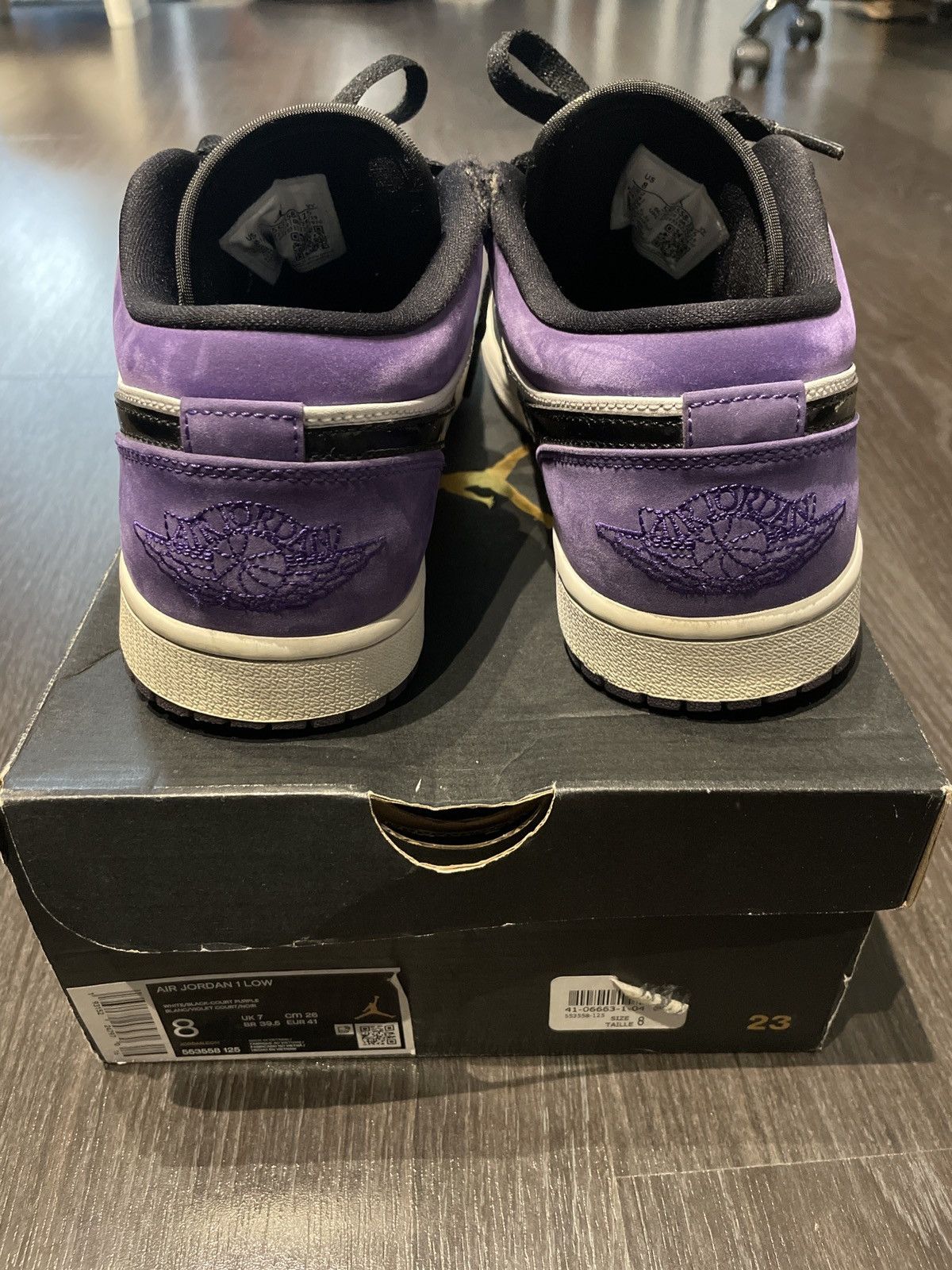 Nike Jordan 1 Low Court Purple (2019) | Grailed