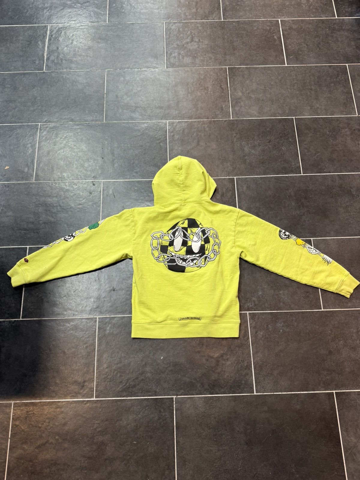 Chrome Hearts Chrome Hearts Matty Boy Link Hoodie- Lime Green | Grailed