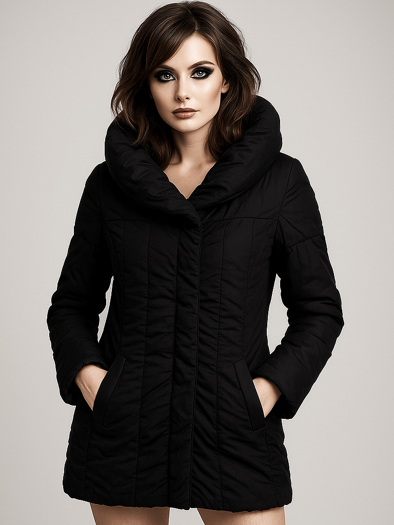 Lip Service LIP SERVICE Japan Black Puffer Padded Goth Gothic Coat ...