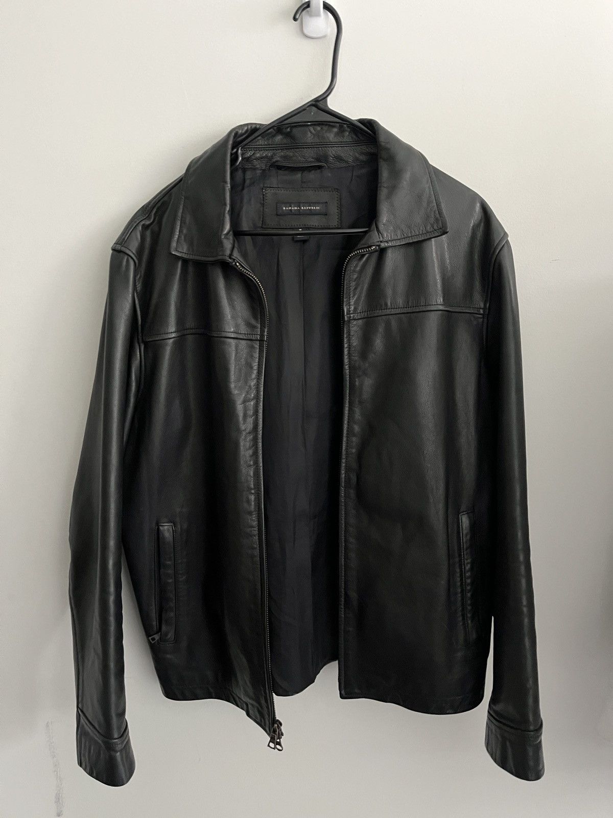 Banana Republic Vintage 80s Banana Republic Leather Jacket | Grailed