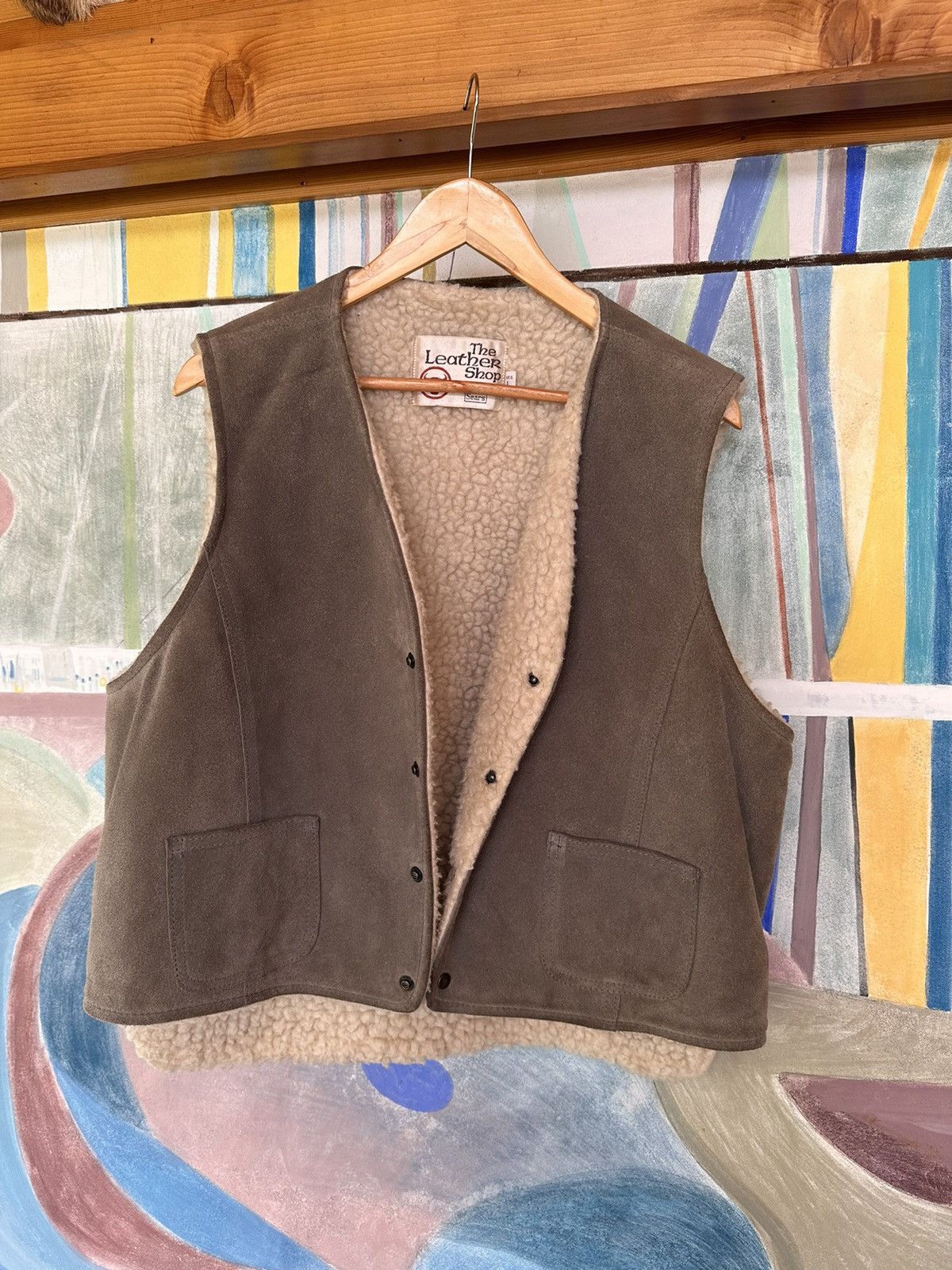 Kapital × Vintage SHERPA FLEECE WORK VEST | Grailed