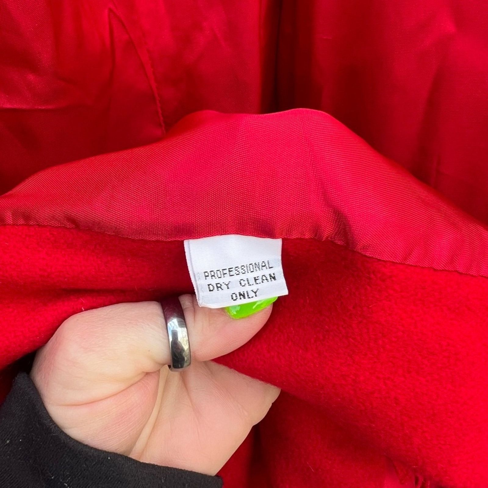 Vintage 80s Basile Red Wool Fringe Trench Coat Western Cowgirl | Grailed