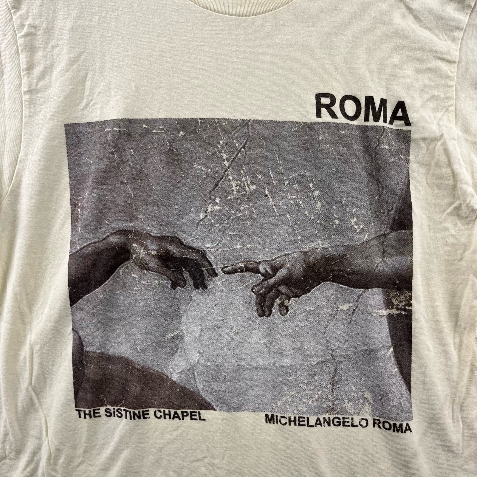 Generic Roma The Sistine Chapel Michelangelo Shirt Creation of Adam ...