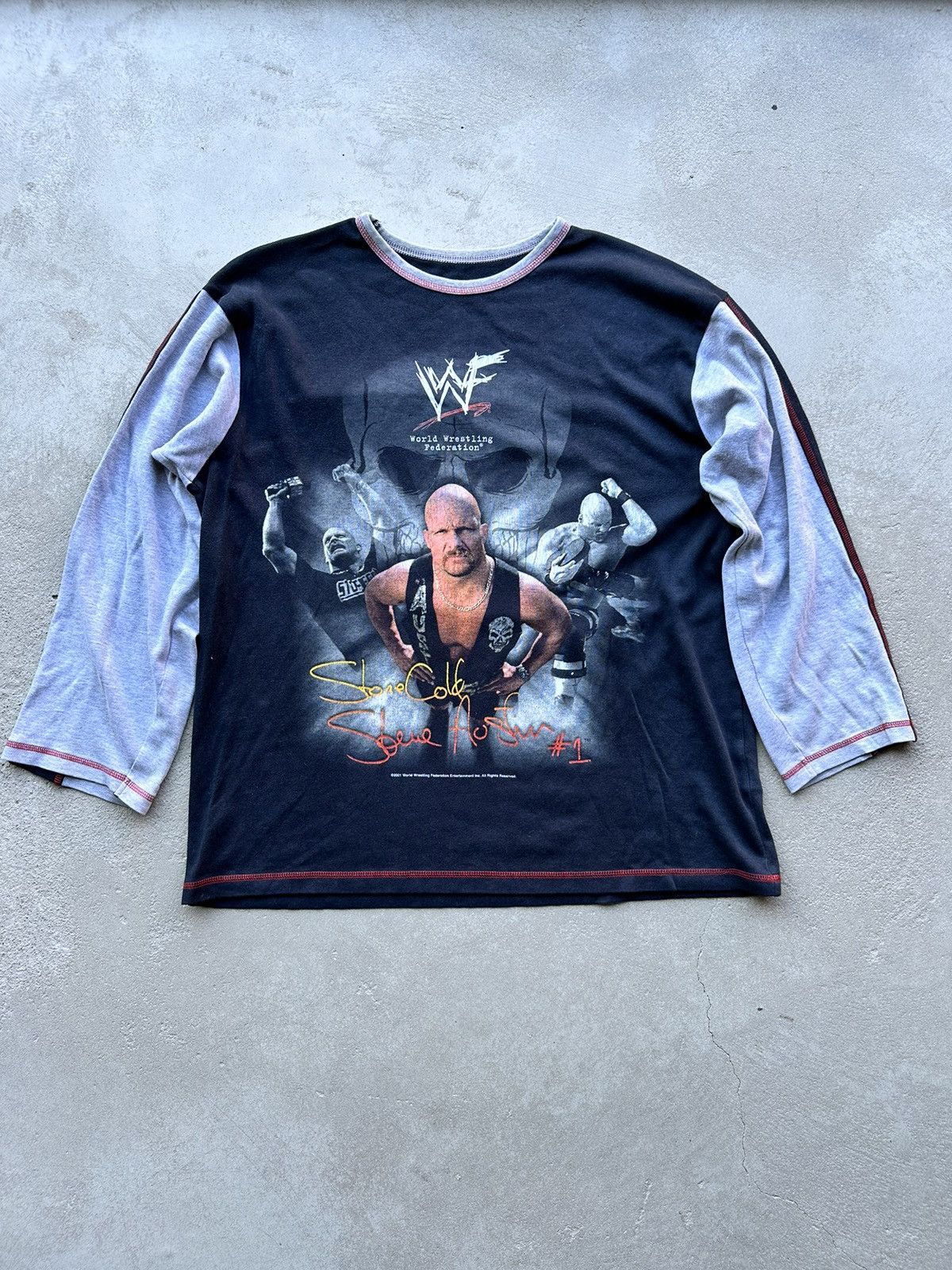 Vintage 01’ STONE COLD AUSTIN 3:16 LONG SLEEVE wrestling dx 90s | Grailed