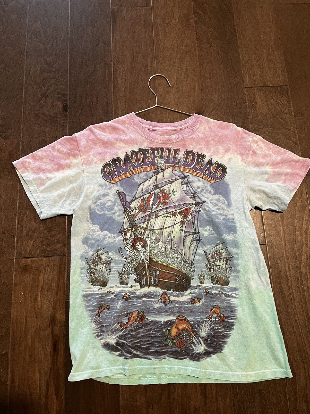 Vintage Vintage 2001 Grateful Dead Ship of Fools Tie Dye T-Shirt | Grailed