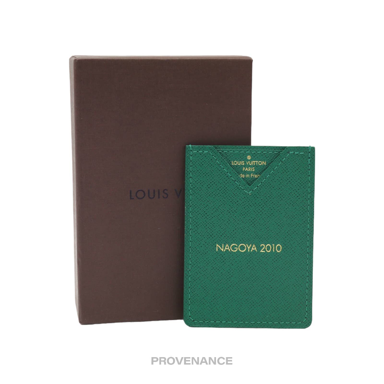 Louis Vuitton 🔴 Louis Vuitton Nagoya 2010 Card Wallet - Green Taiga ...