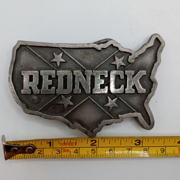 Vintage 1980 Redneck Belt Buckle Vintage Cowboy Western Wear Country ...
