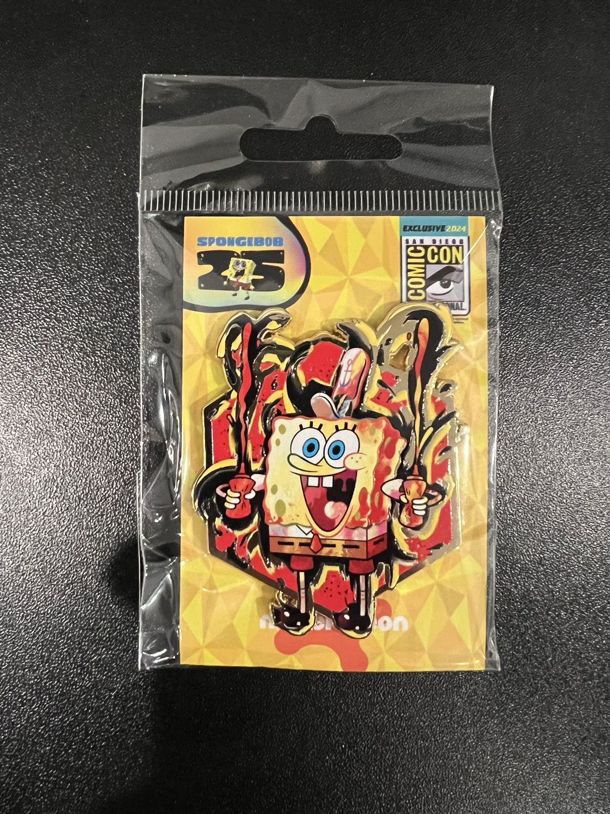 Nickelodeon SDCC 2024 COMIC CON SpongeBob 25TH ENAMEL Pins LIMITED ...