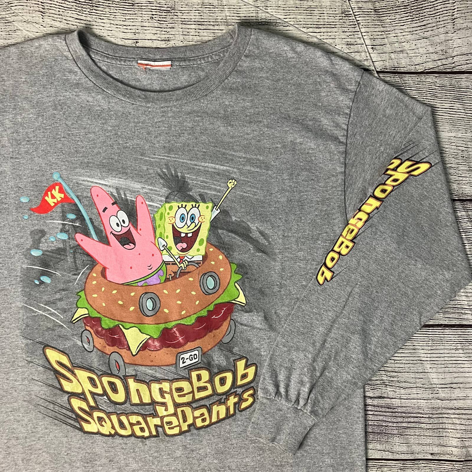 Vintage Vintage 2002 Spongebob Squarepants Long Sleeve Shirt | Grailed