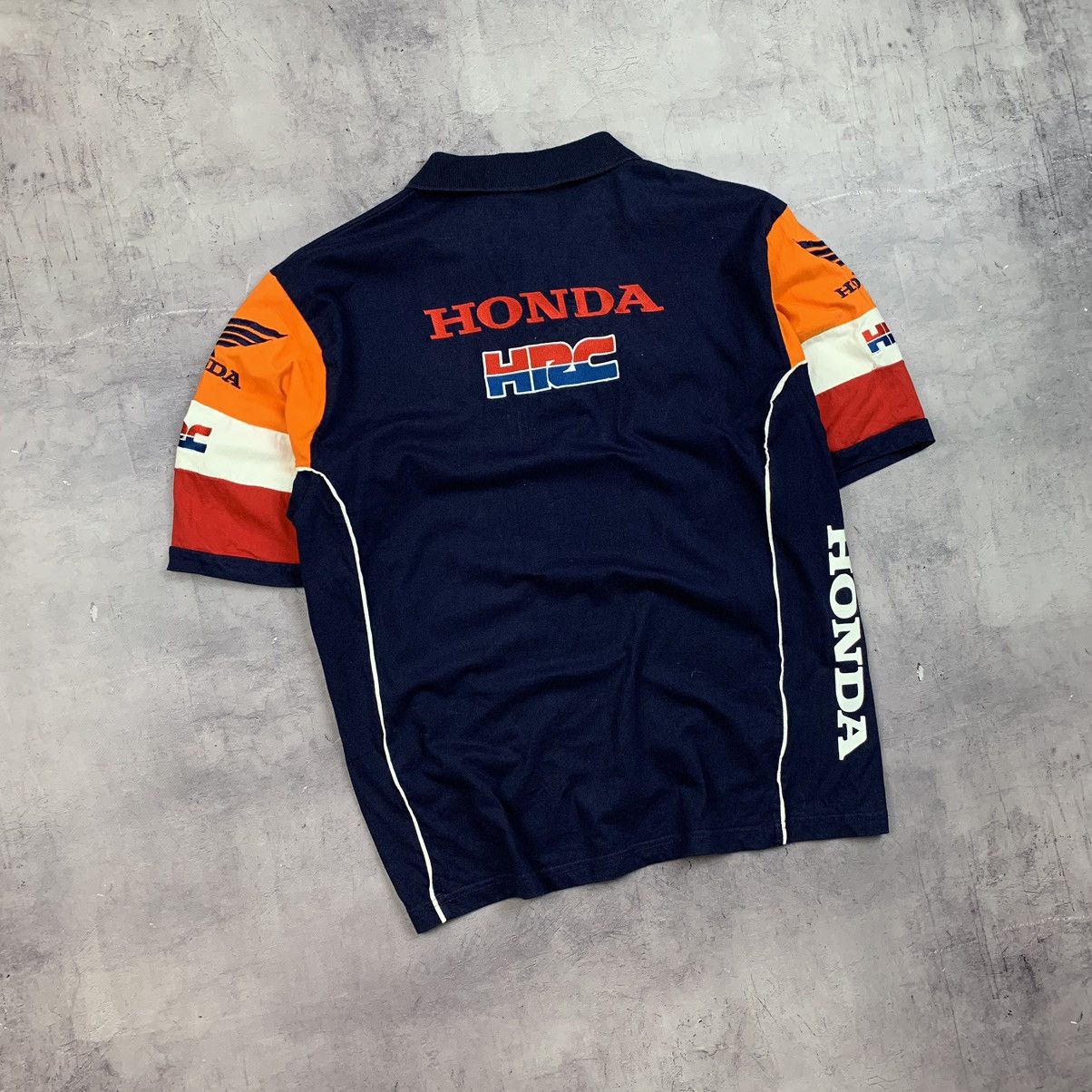 Vintage Rare ! Vintage Honda Polo Racing Hrc Rally Tee Shirt 90’s | Grailed