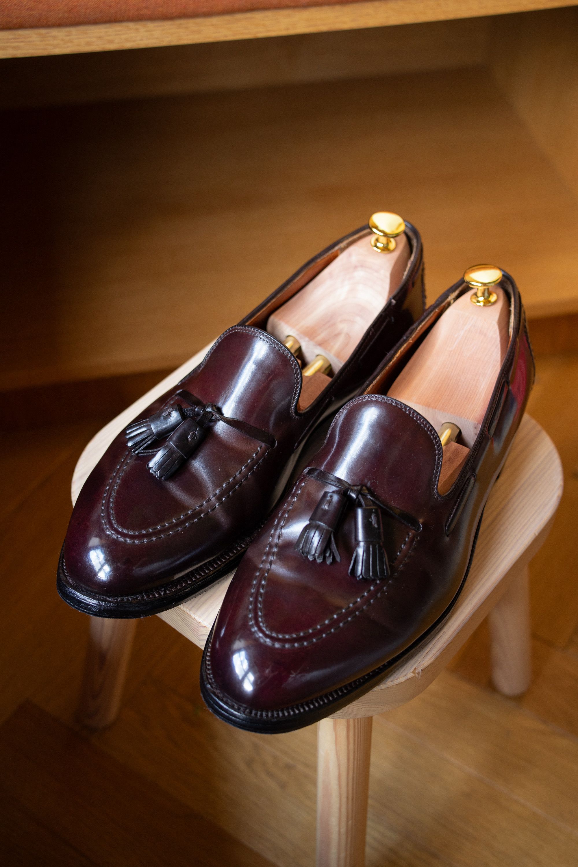 Alden Alden Shell Cordovan Tassel Loafers | Grailed
