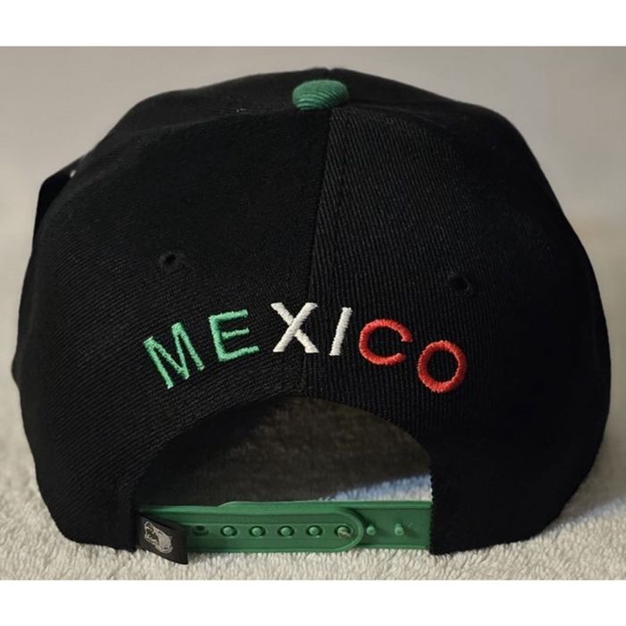 Vintage MEXICAN FLAG MEXICO EAGLE BIRD SNAKE SNAPBACK BASEBALL CAP ...