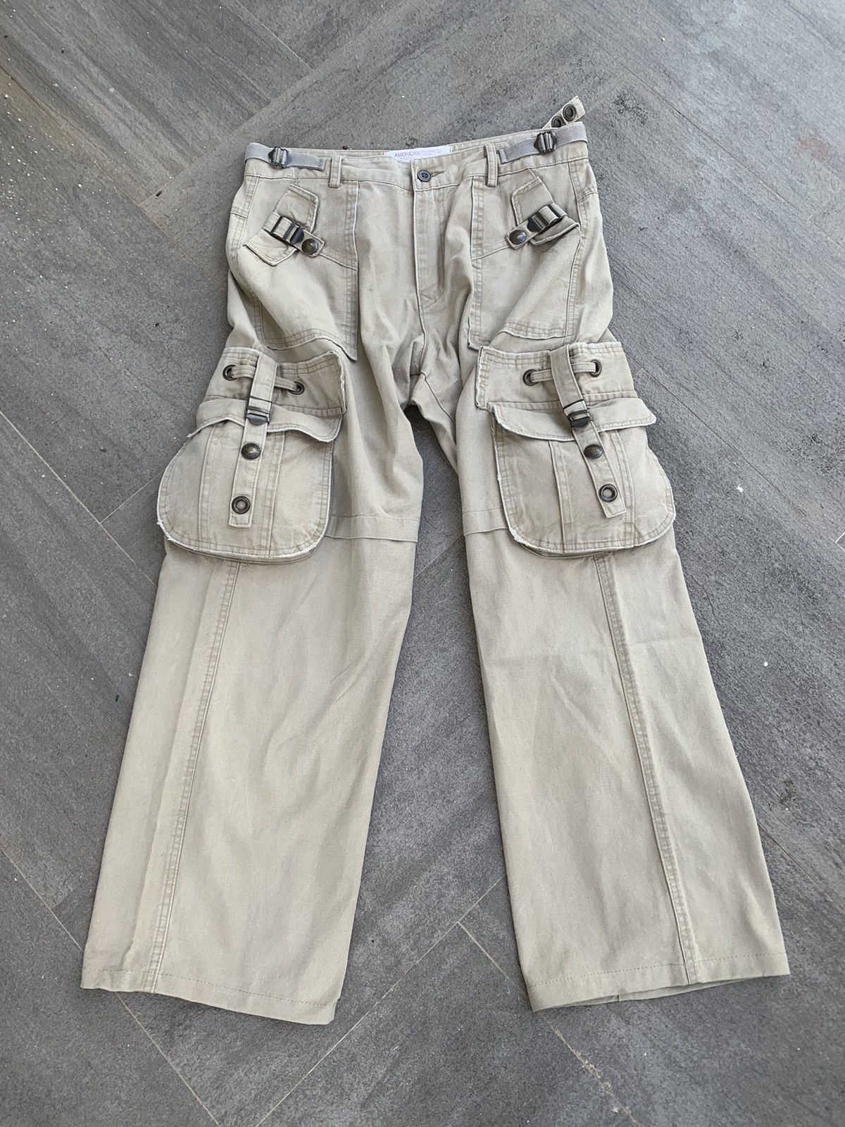 Archival Clothing American & Fitch Multipocket Baggy Cargo Pants | Grailed