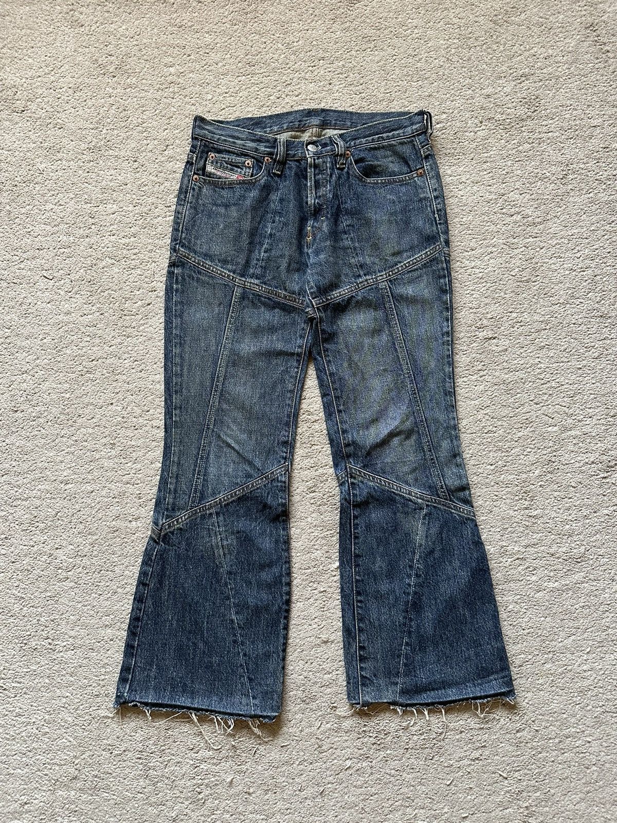 Diesel × Japanese Brand × Streetwear 2000s Diesel Reconstructed Flare ...
