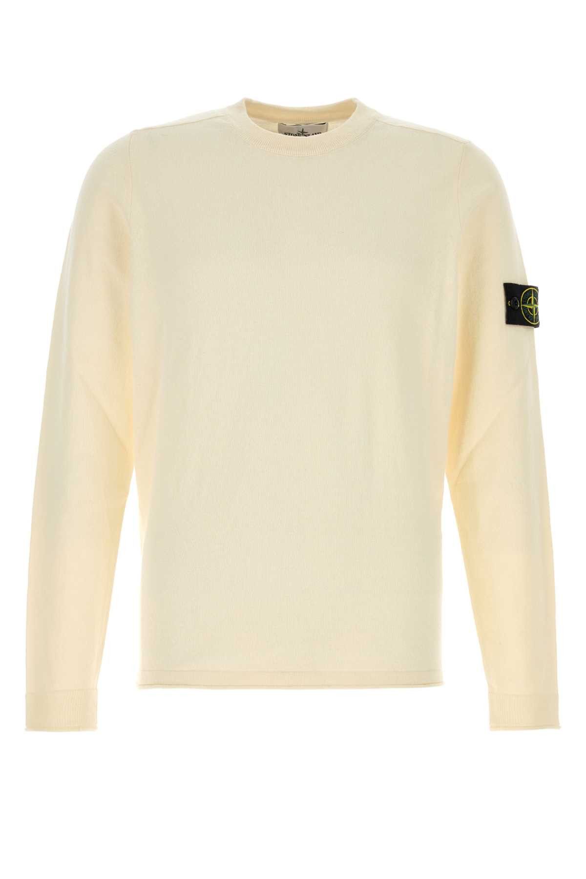 Stone Island Crew Neck - Ivory | Grailed