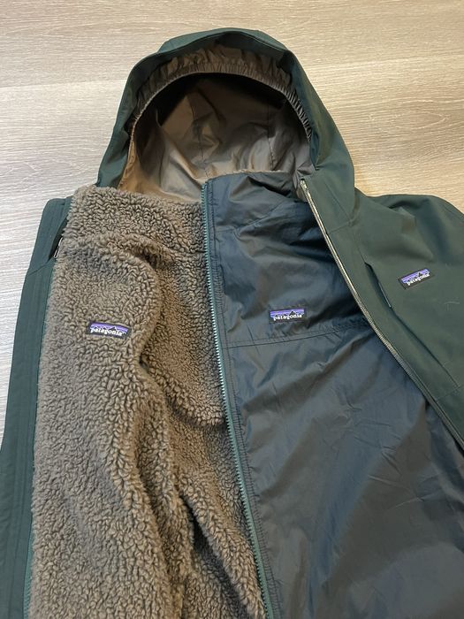 Patagonia Patagonia 4 in 1 Fleece and puffer lined & hard outer shell ...