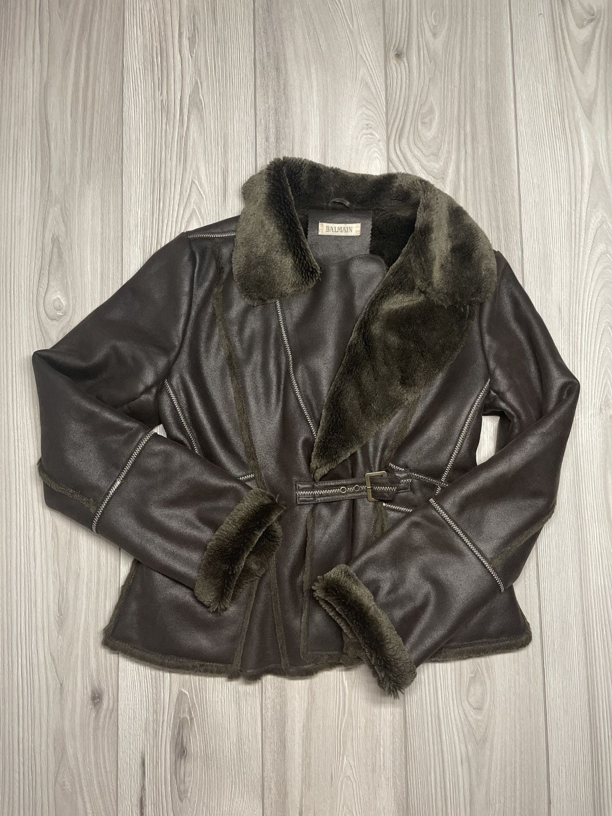 Balmain × Luxury × Vintage Vintage Pierre Balmain Paris faux fur jacket ...