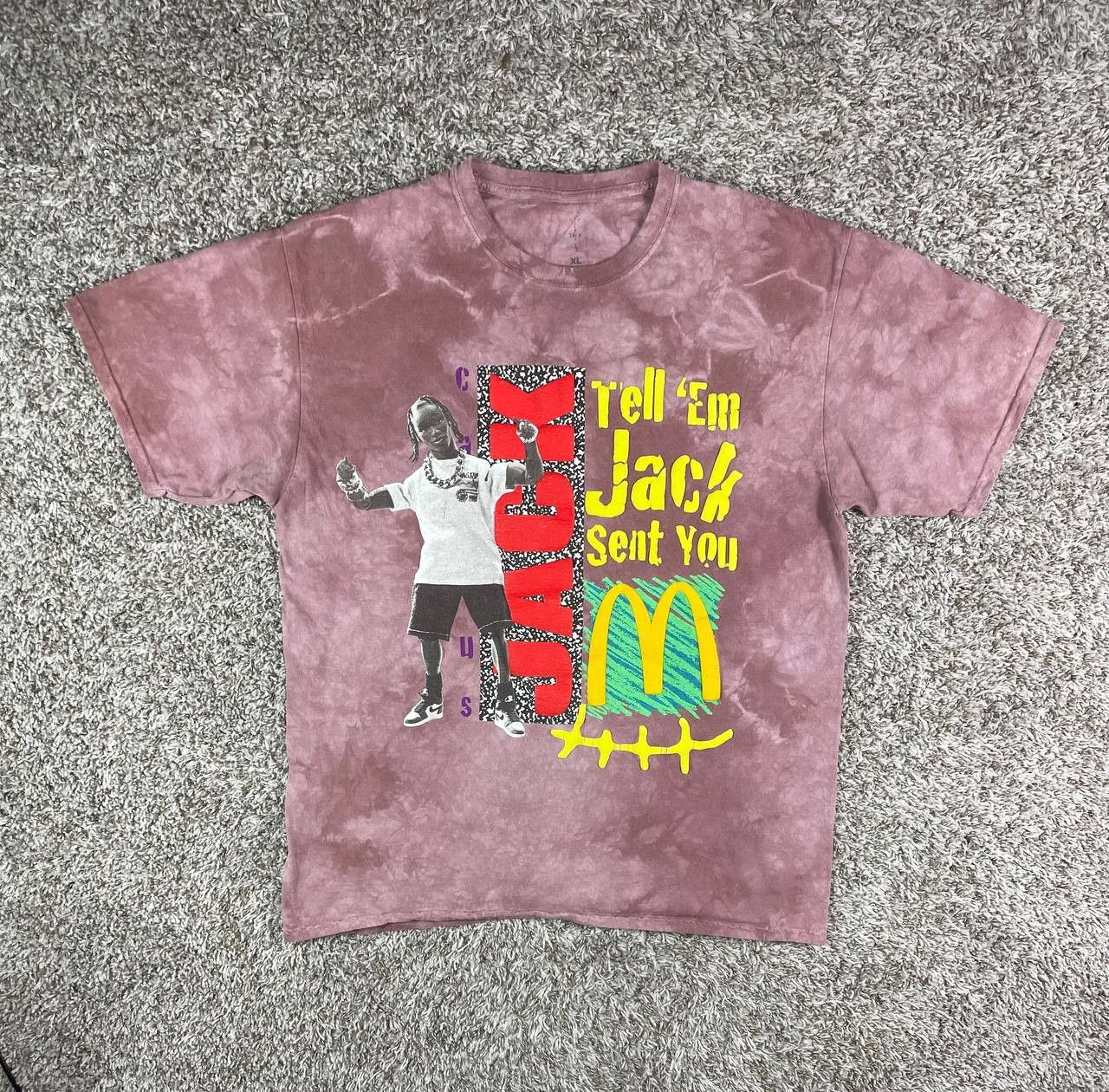 Travis Scott Travis Scott X McDonald's Jack Smile II Graphic T-shirt ...