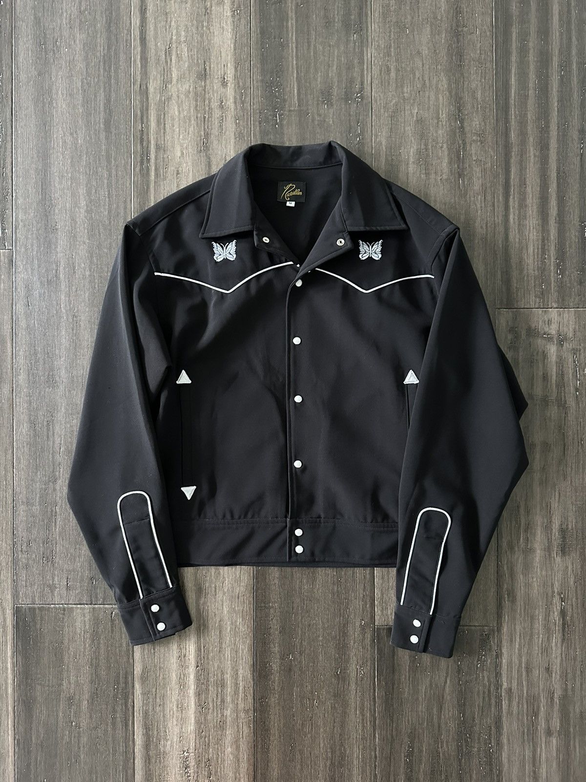 Needles Black Western Piping Cowboy Jacket M | Grailed