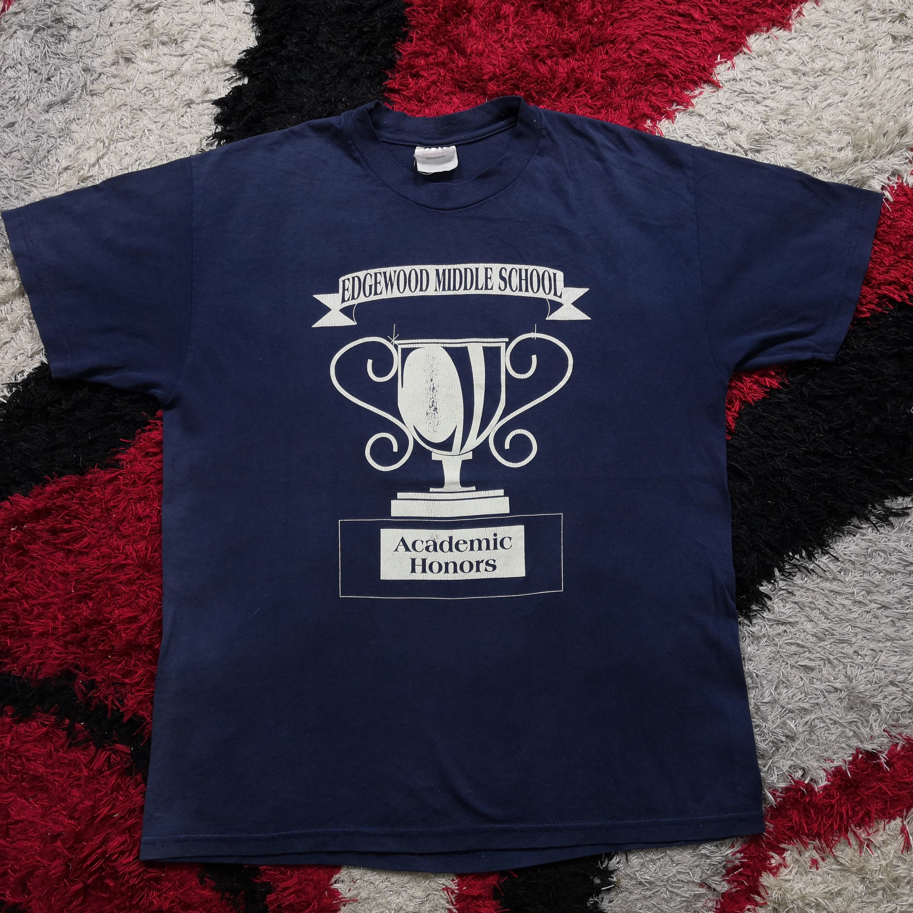 Vintage Vintage 90s Edgewood Middle School T-Shirt Tees | Grailed