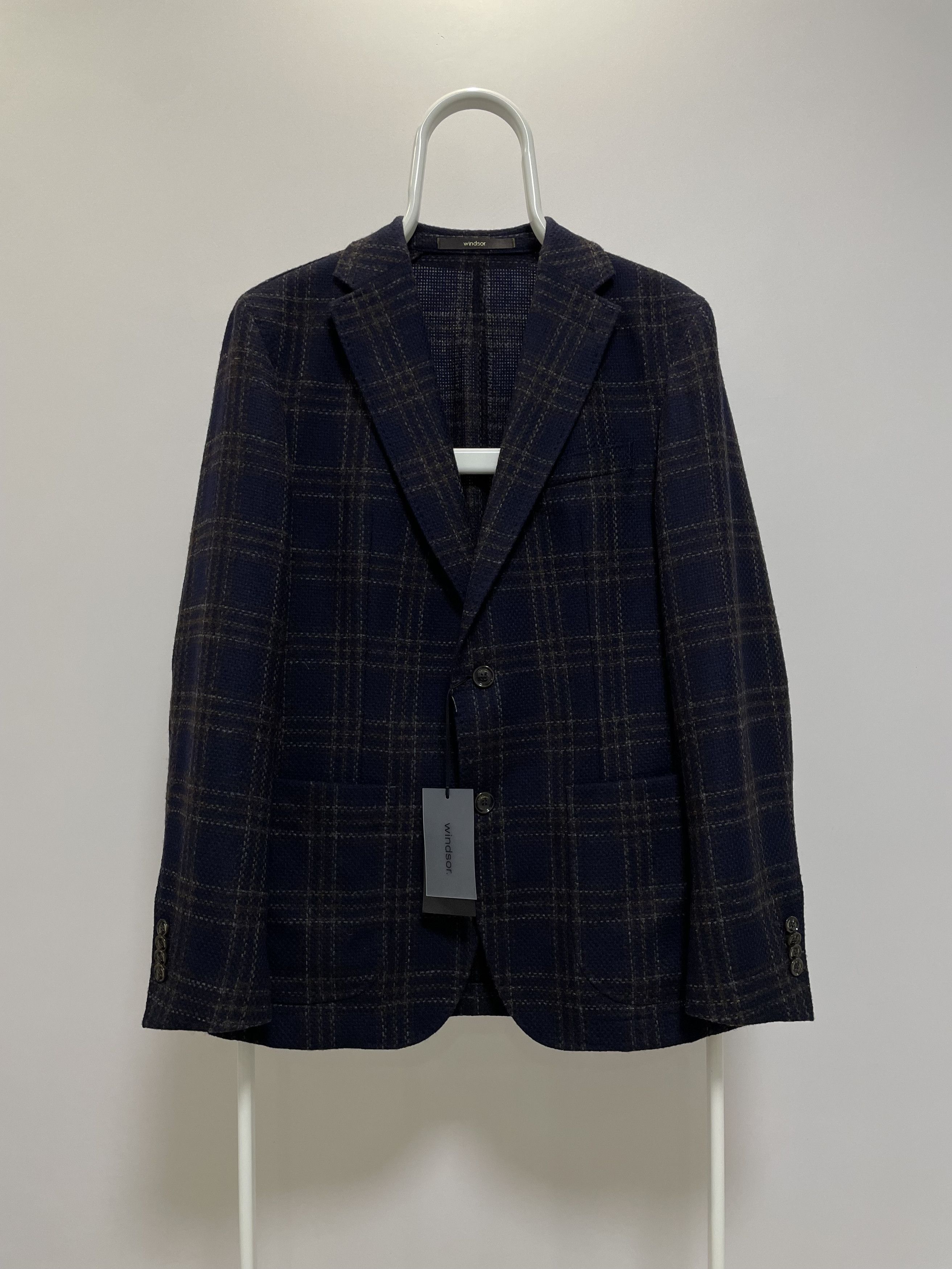 Other Windsor Giro Blazer Jacket Check Plaid Sport Coat Wool EU48 | Grailed
