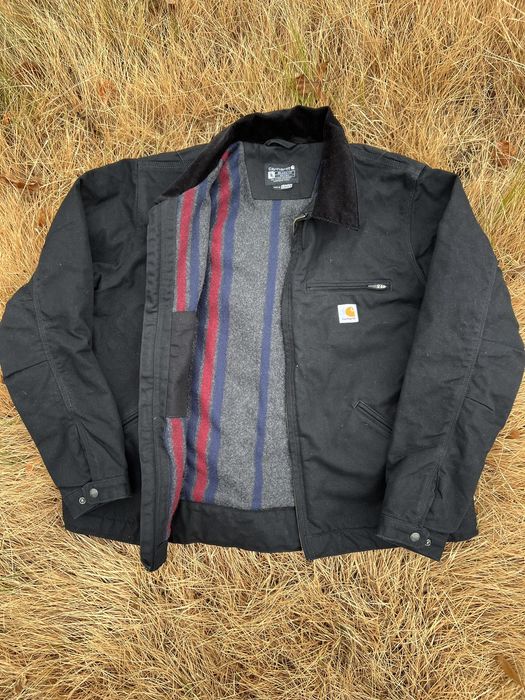 Vintage Carhartt Blanket Lined Detroit Jacket | Grailed