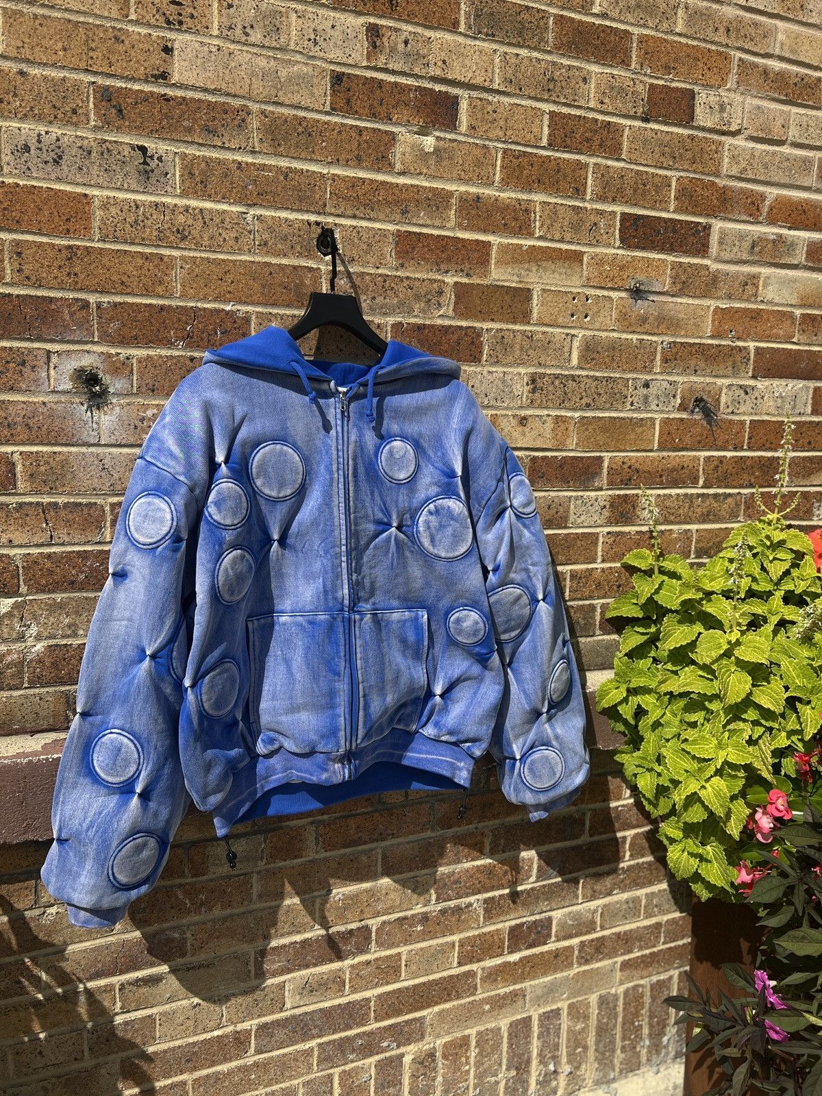 Bad Son BadSon Oxygen Padded Zip Up Hoodie Cobalt Blue | Grailed