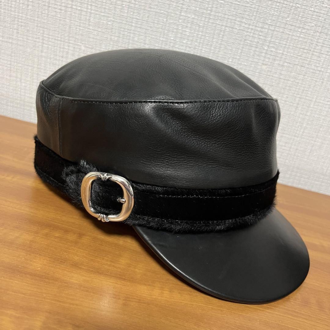Chrome Hearts Chrome Hearts Gump Gunslinger Leather Casket Hat | Grailed