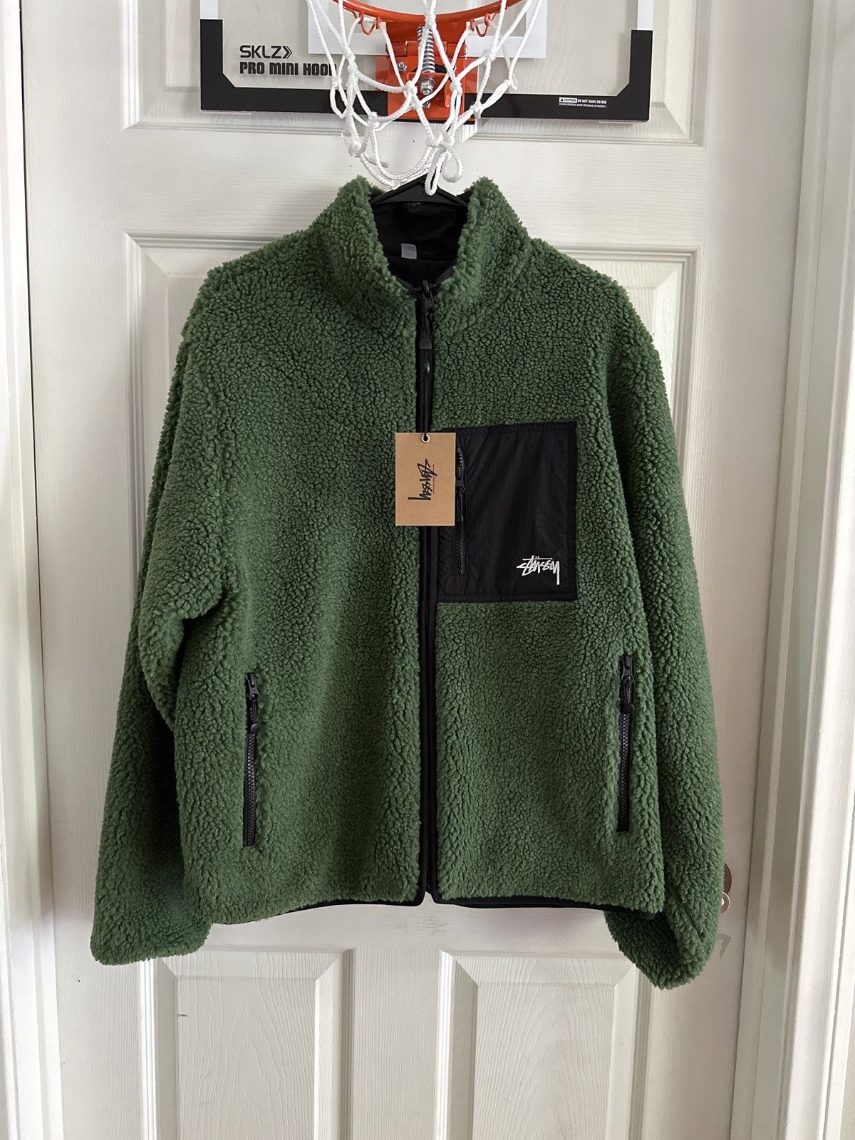 Stussy Stussy 8 Ball Reversible Sherpa Fleece | Grailed