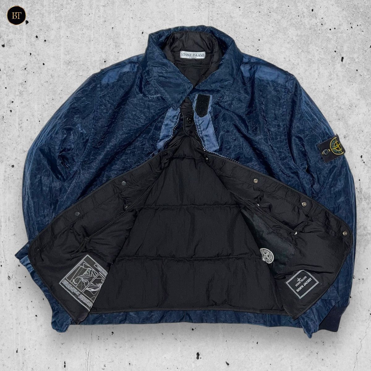 Stone Island Stone island nylon metal A/W’02 jacket with detachable ...