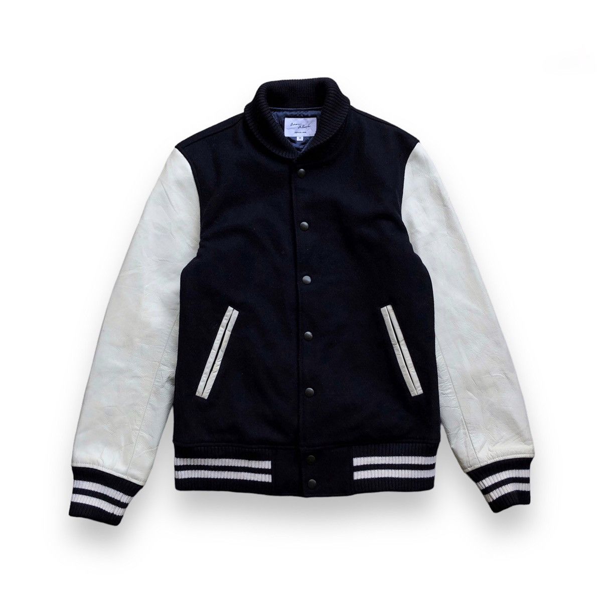 Adam et Rope × Leather Jacket × Varsity Jacket Adam et Rope Varsity ...