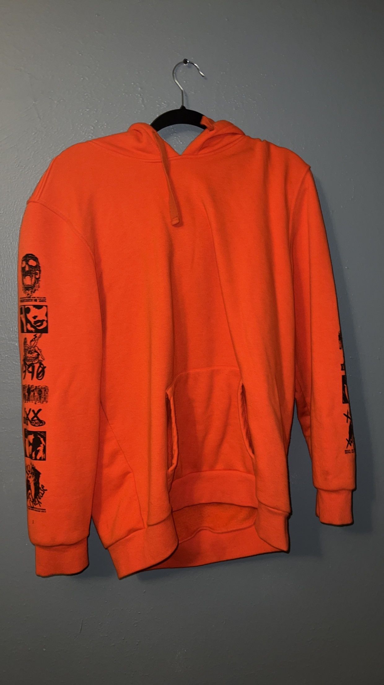 The Weeknd × XO The Weeknd Orange Hoodie 2018 Size Large | Grailed
