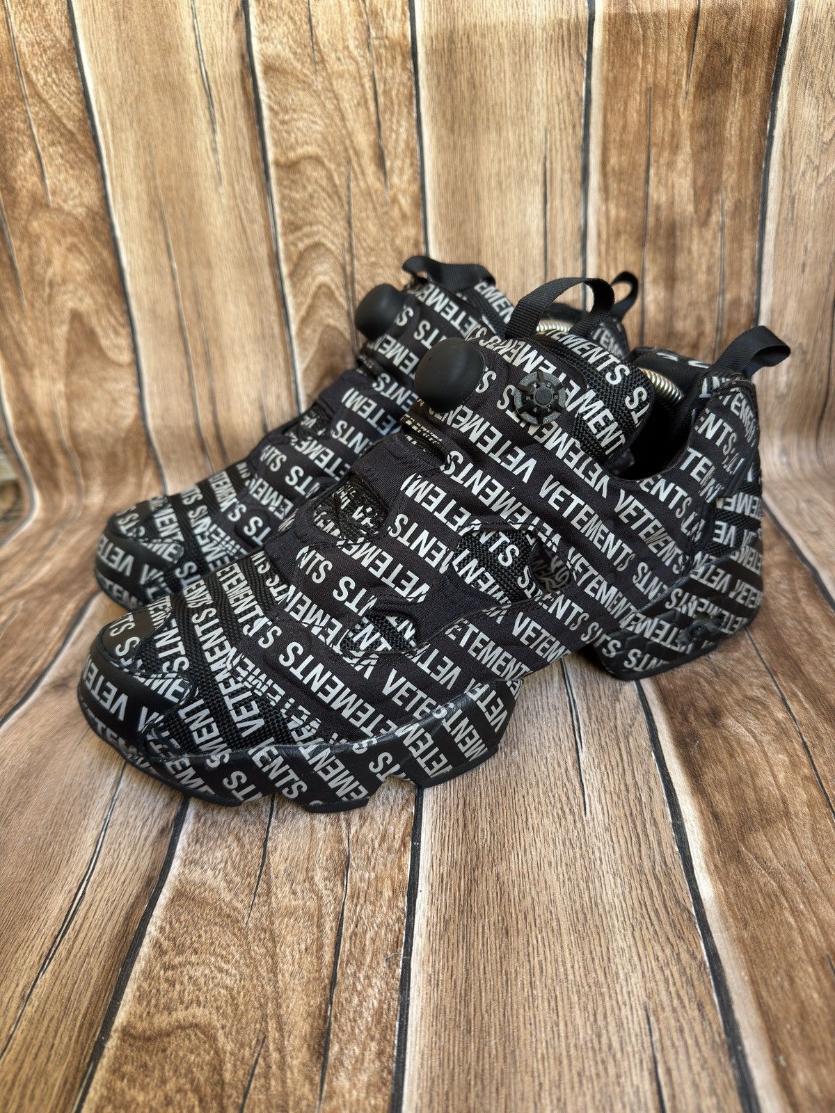 Reebok × Vetements FW18 Monogram Instapump fury | Grailed