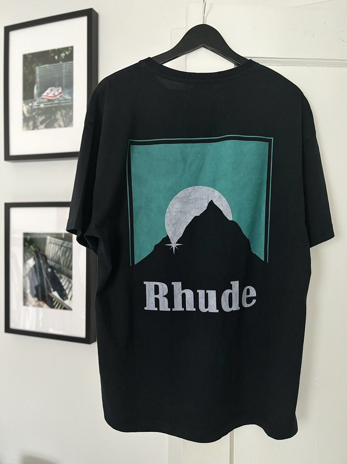 Rhude FADED MOONLIGHT LOGO TEE | Grailed
