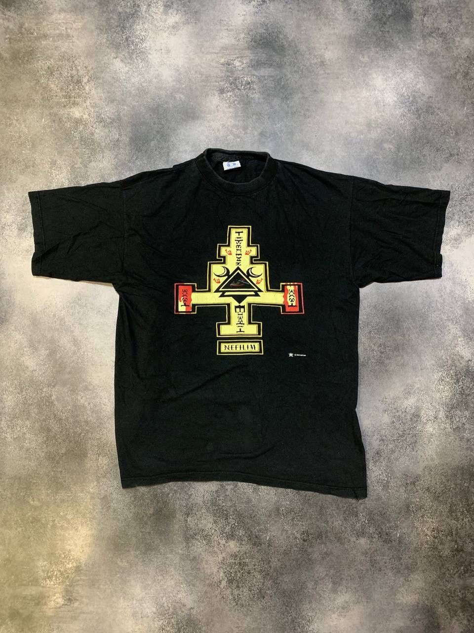 Vintage 1993 Nefilim Vintage mason Illuminati all seeing eye tee | Grailed
