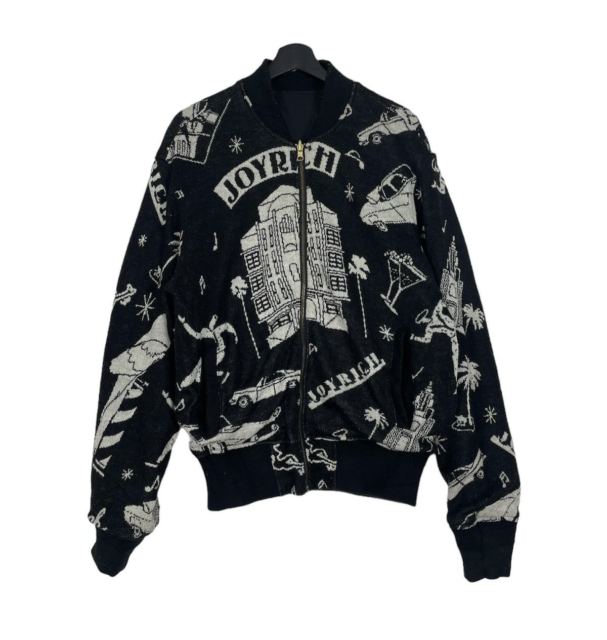 Joyrich Reversible Knitwear Bomber Jacket | Grailed