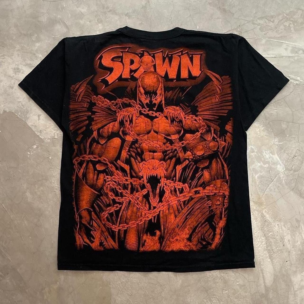Band Tees × Movie × Vintage Vintage 90’s Spawn AOP Tshirt | Grailed