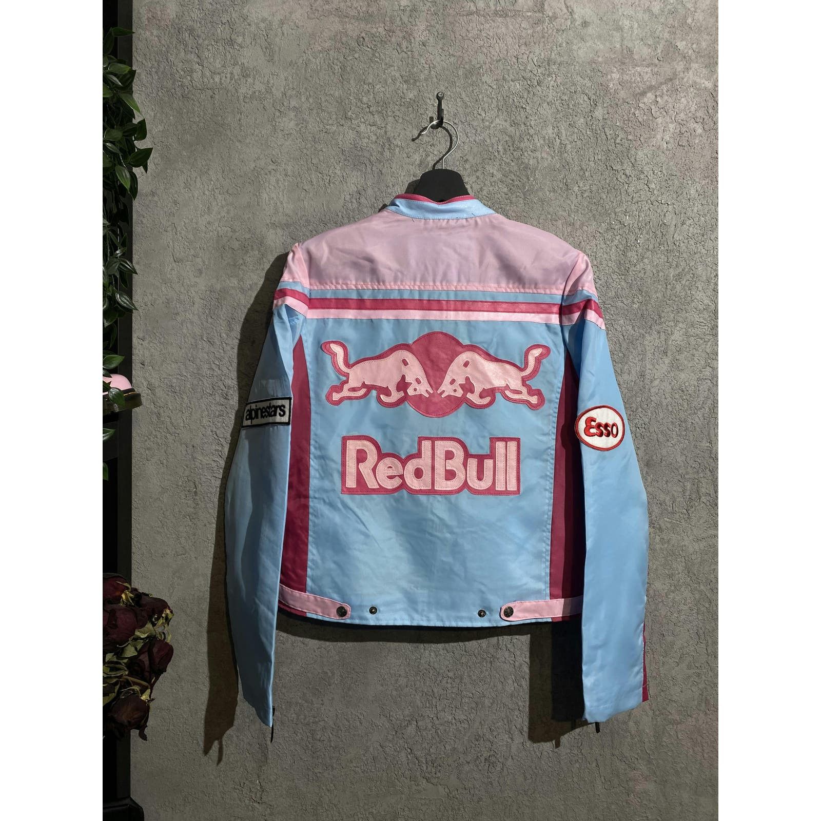 Vintage 🐂 VINTAGE RED BULL LEATHER JACKET PARIS LATE 90s Y2K SUMMER ...