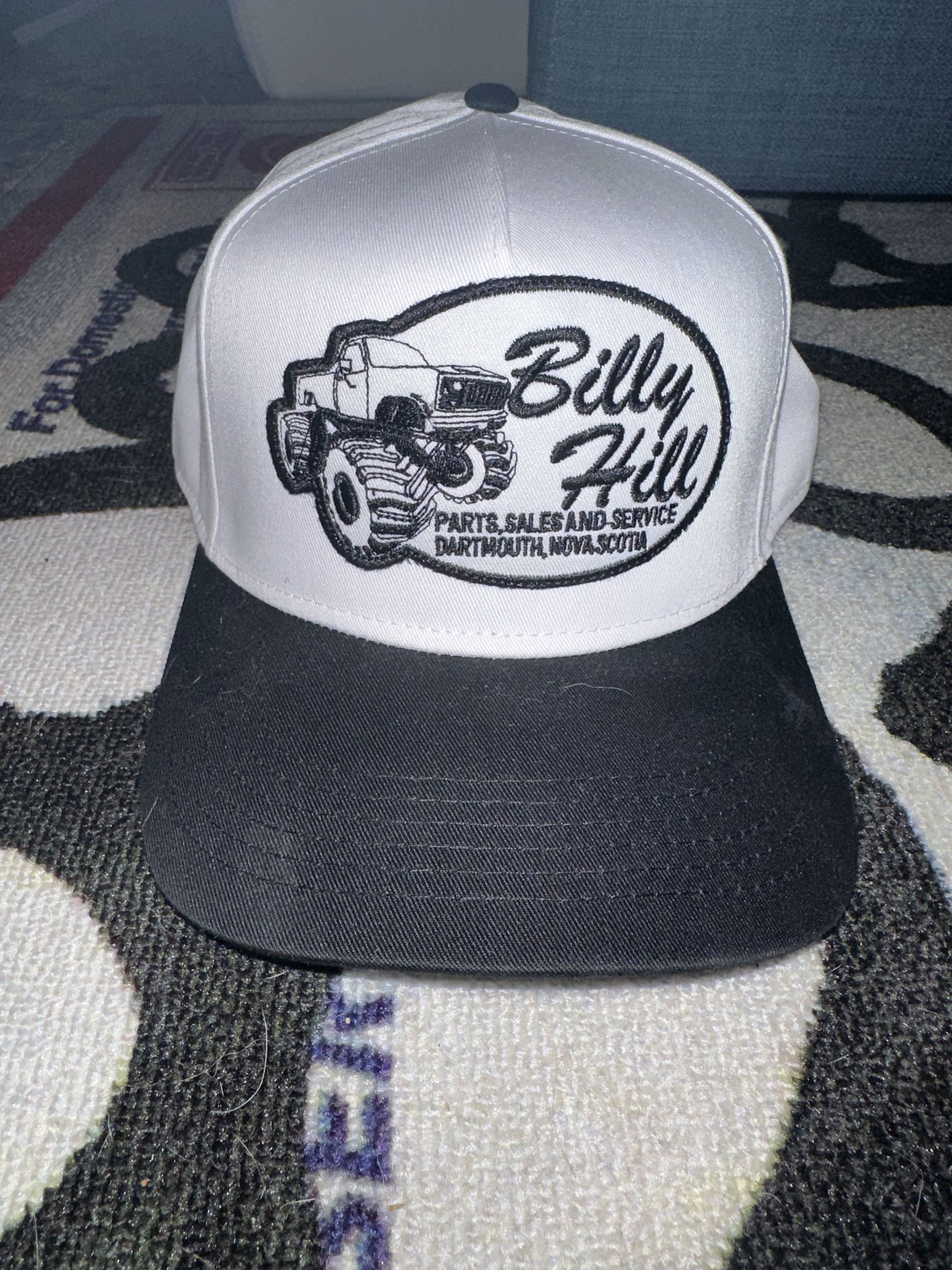 Billy Hill RARE WHITE BLACK BILLY HILL MONSTER TRUCK HAT | Grailed
