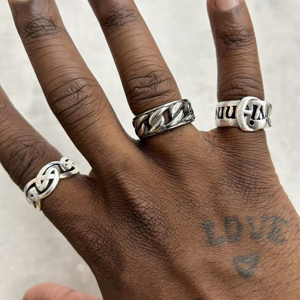 Japanese Brand × Vintage Vintage 90s Y2K style Cuban link grunge hiphop ...