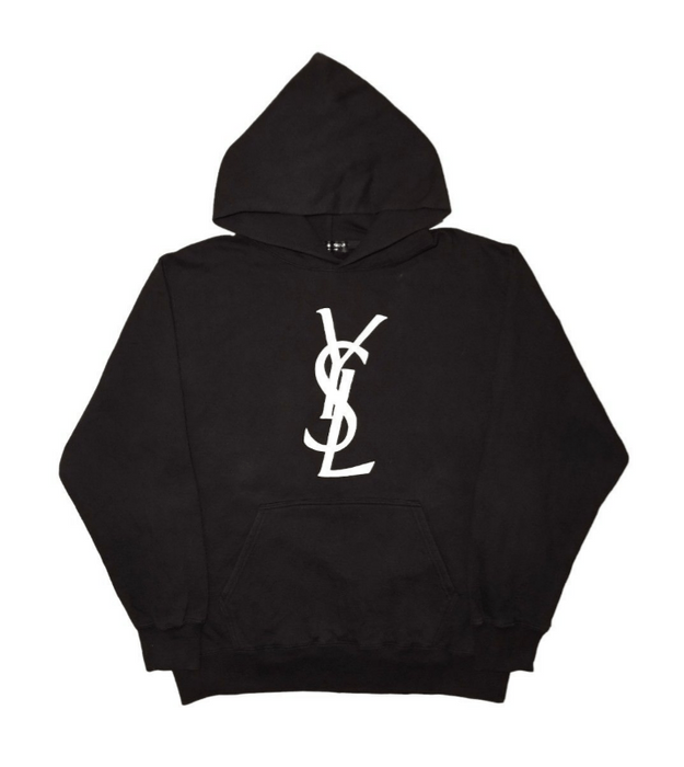 Rare 💥STEAL💥 Hoodie Ysl Yves Saint Laurent Single stitch | Grailed