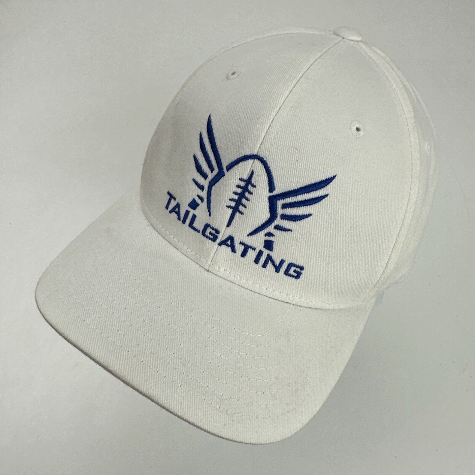 Vintage Tailgating Football Logo Ball Cap Hat Fitted L/XL Baseball ...