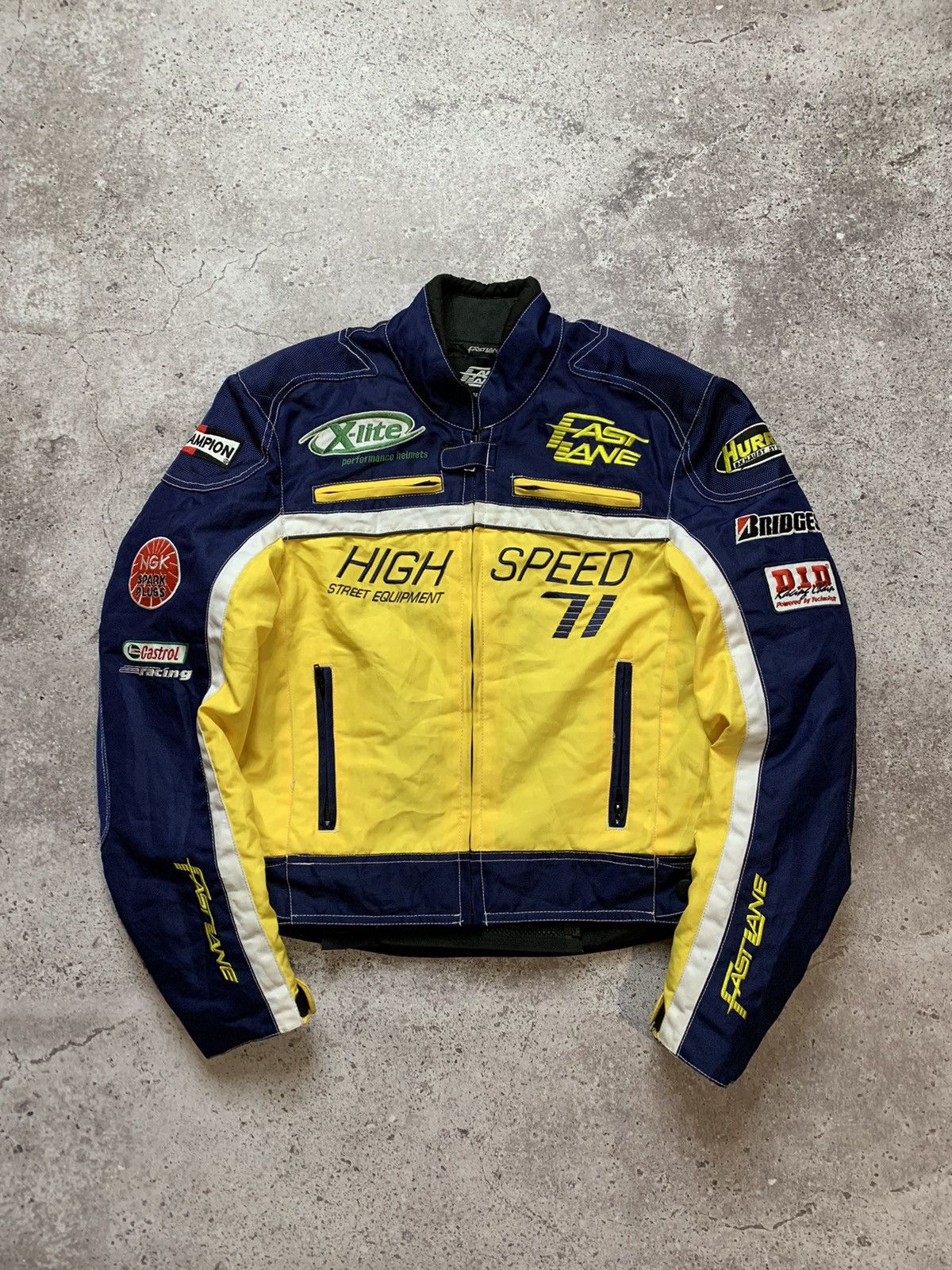 Movie × Racing × Vintage Fast Lane Vintage Speed Fighter Racing Jacket ...